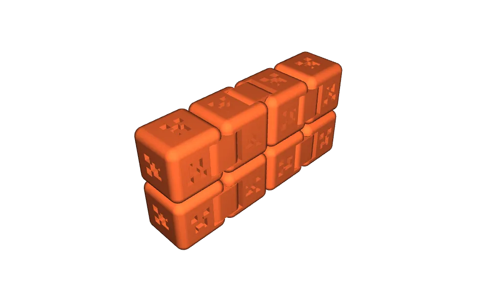 Minecraft Creeper Infinity Cube by FightTheFoo | Download free STL ...