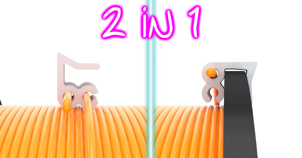 D-Clip filament clip by Zendama | Download free STL model | Printables.com