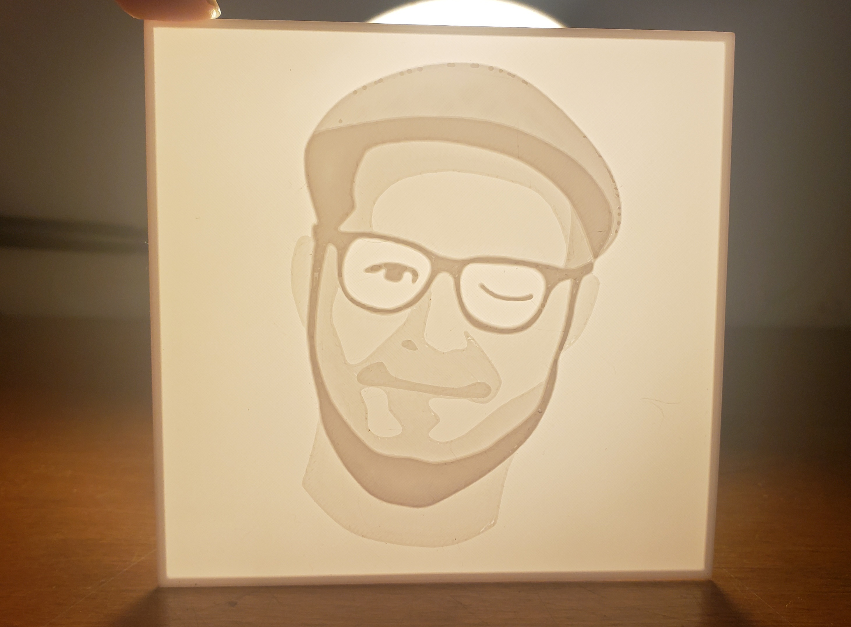 cartoon Josif Prusa lithophane by Hobby printing | Download free STL ...