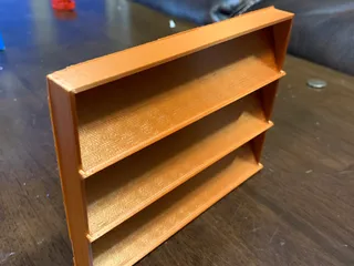 Simple Mini Book case by k.makesstuff | Download free STL model ...