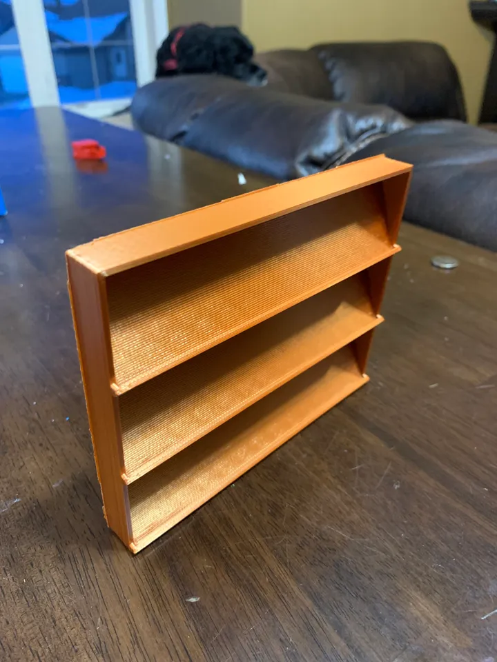 Simple Mini Book case by k.makesstuff | Download free STL model ...