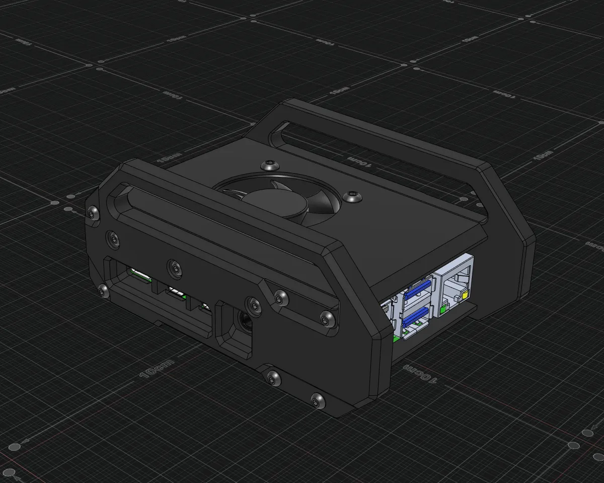 Raspberry Pi 4 Case (V2) by Squirrelbrain | Download free STL model ...