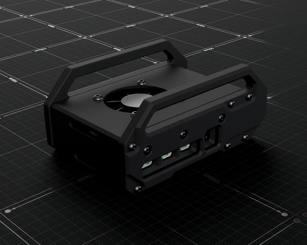 Raspberry Pi 4 Case (V2) by Squirrelbrain | Download free STL model ...