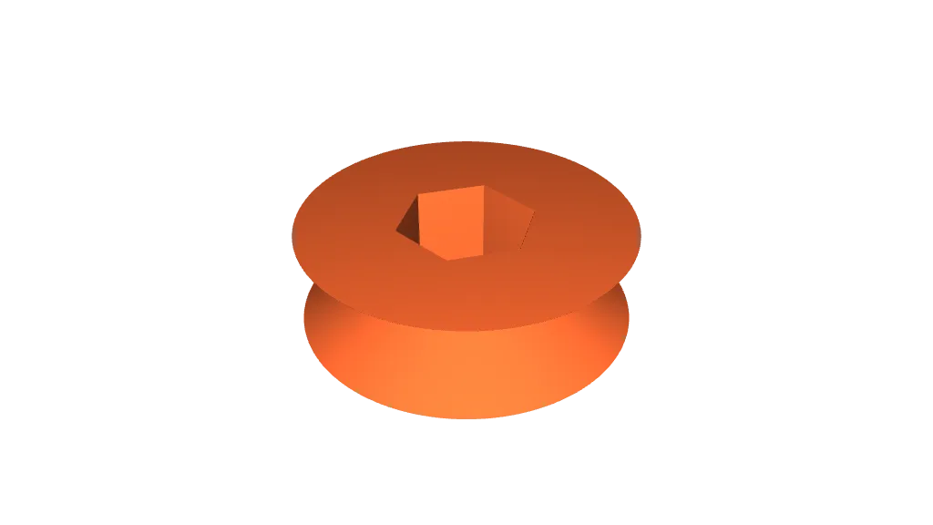 v pulleys for spool winder by chad3814 | Download free STL model ...