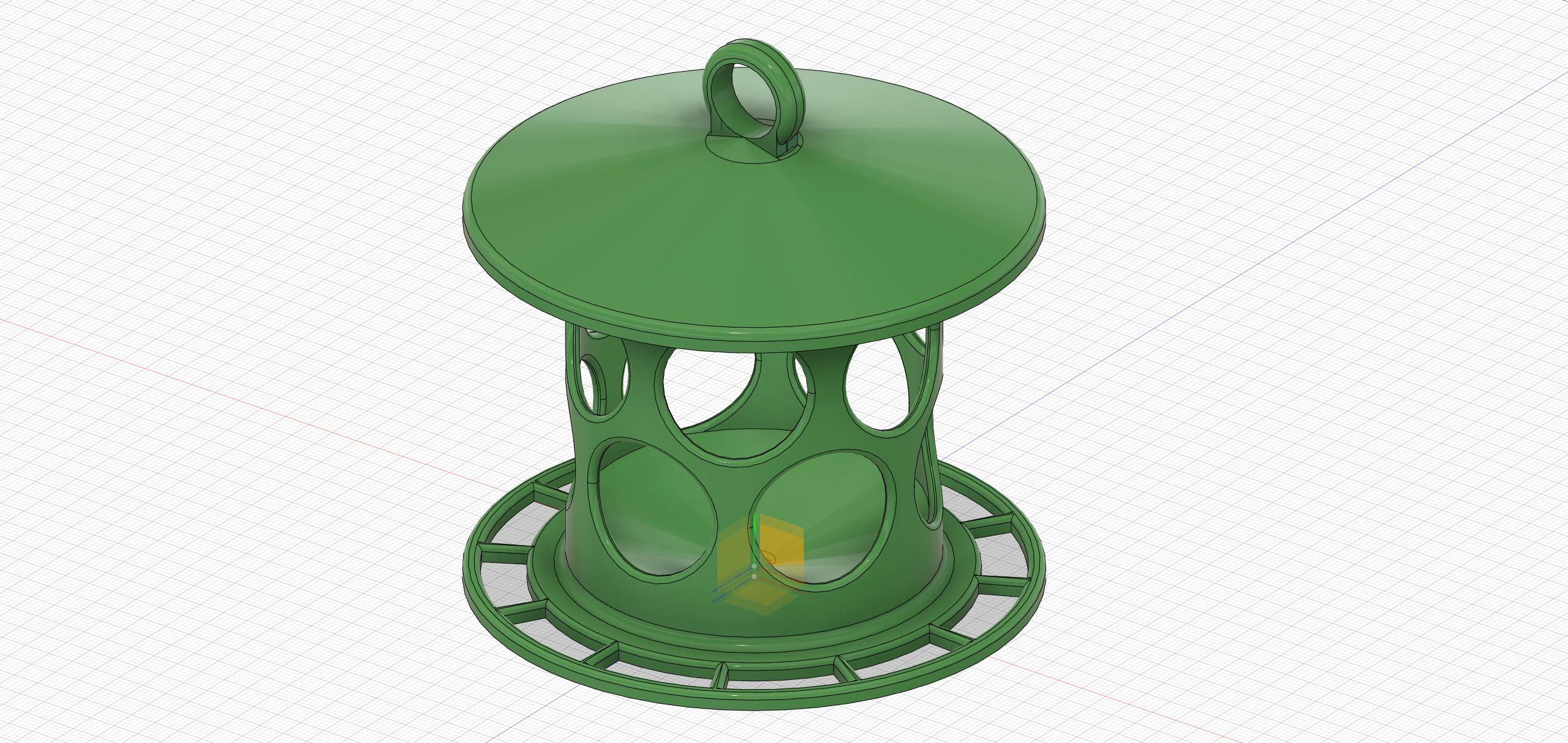 Single Fat Ball Feeder by Enceladus42 | Download free STL model ...