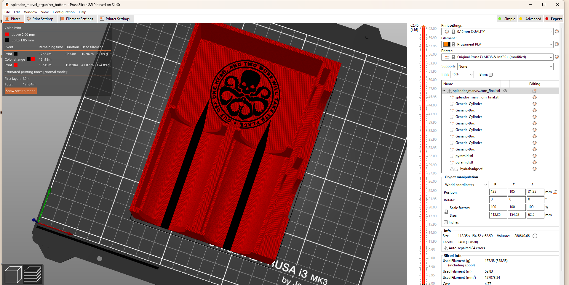Marvel Splendor Organizer by odjntrade | Download free STL model ...