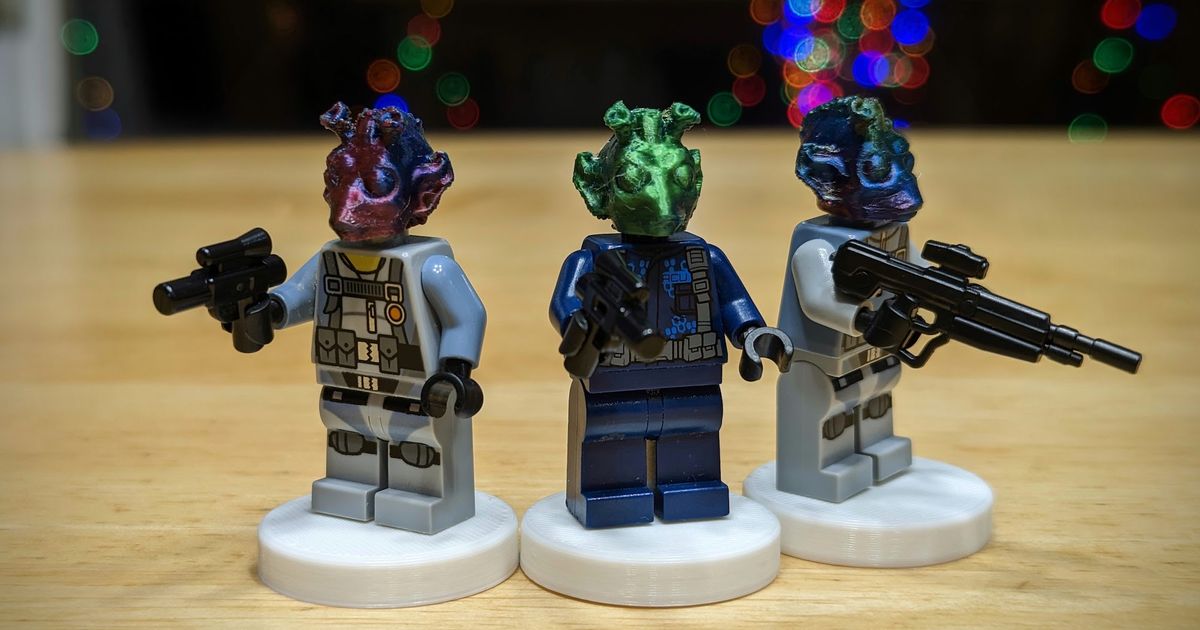 Rodian Head (Lego Compatible) by Ian Foulds | Download free STL model ...