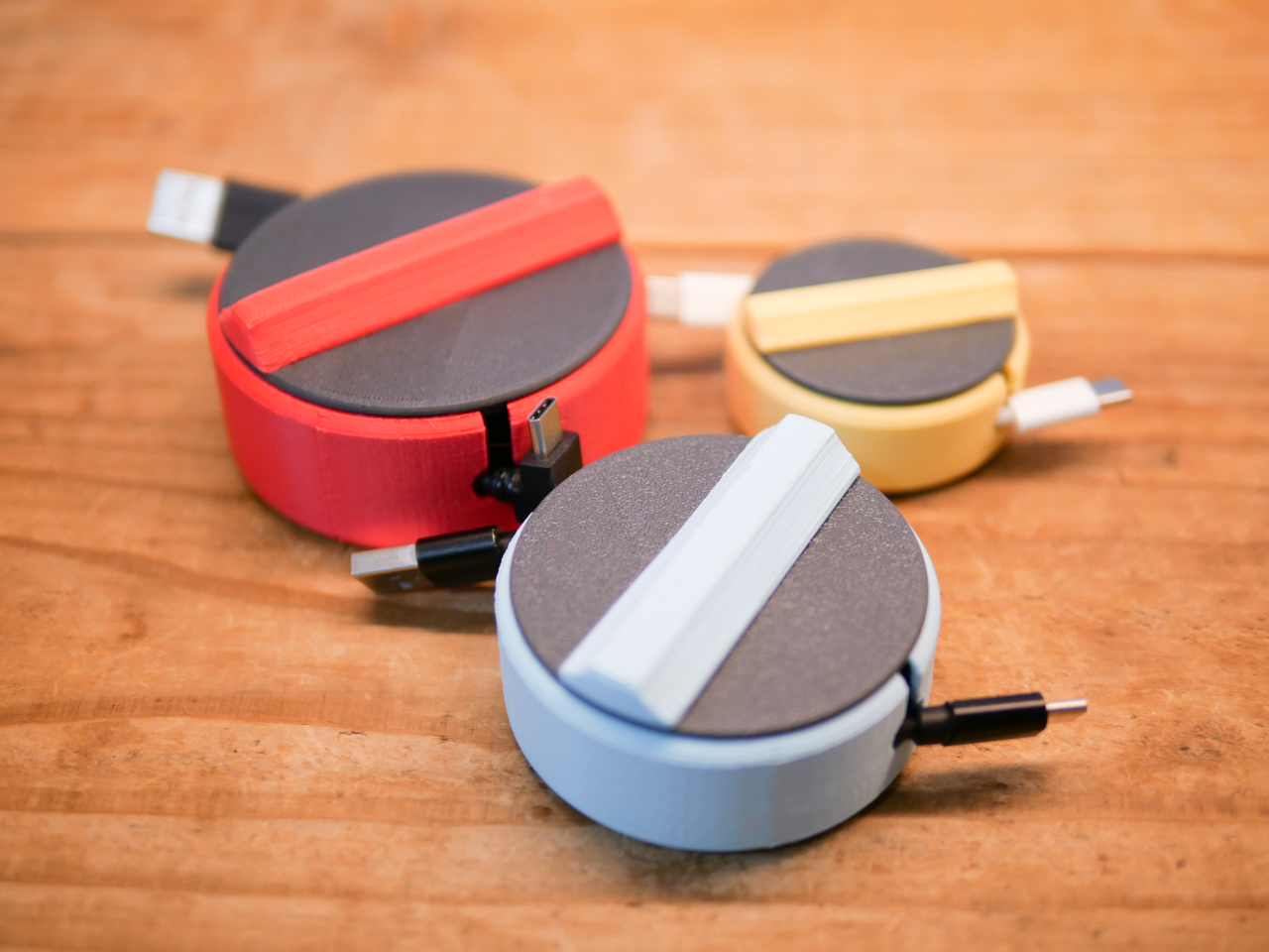 Make of USB Cable Reel v2.0 by 3D 2Lab | Download free STL model ...