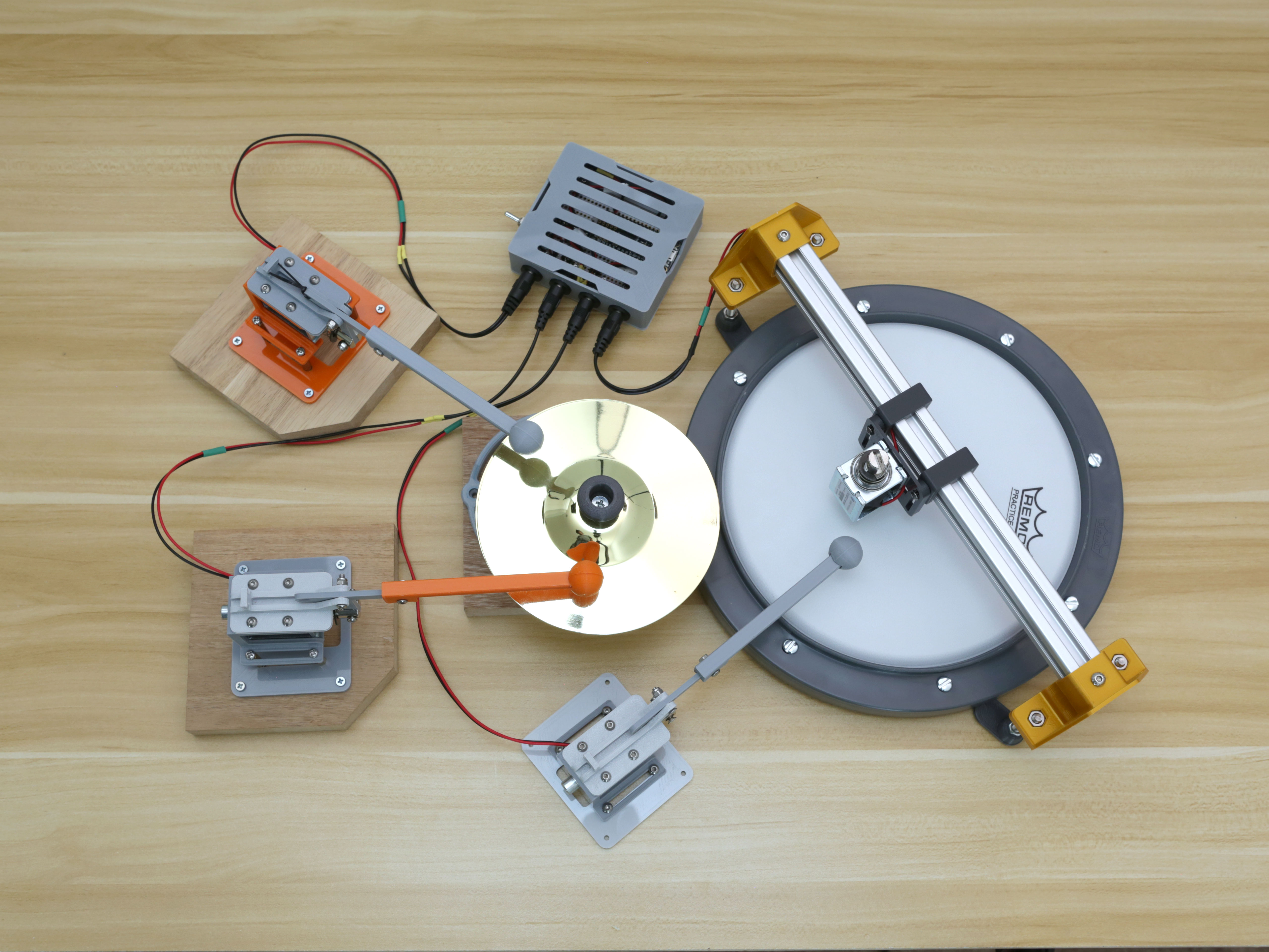 MIDI Solenoid Drum Kit von Adafruit | Kostenloses STL-Modell herunterladen | Printables.com