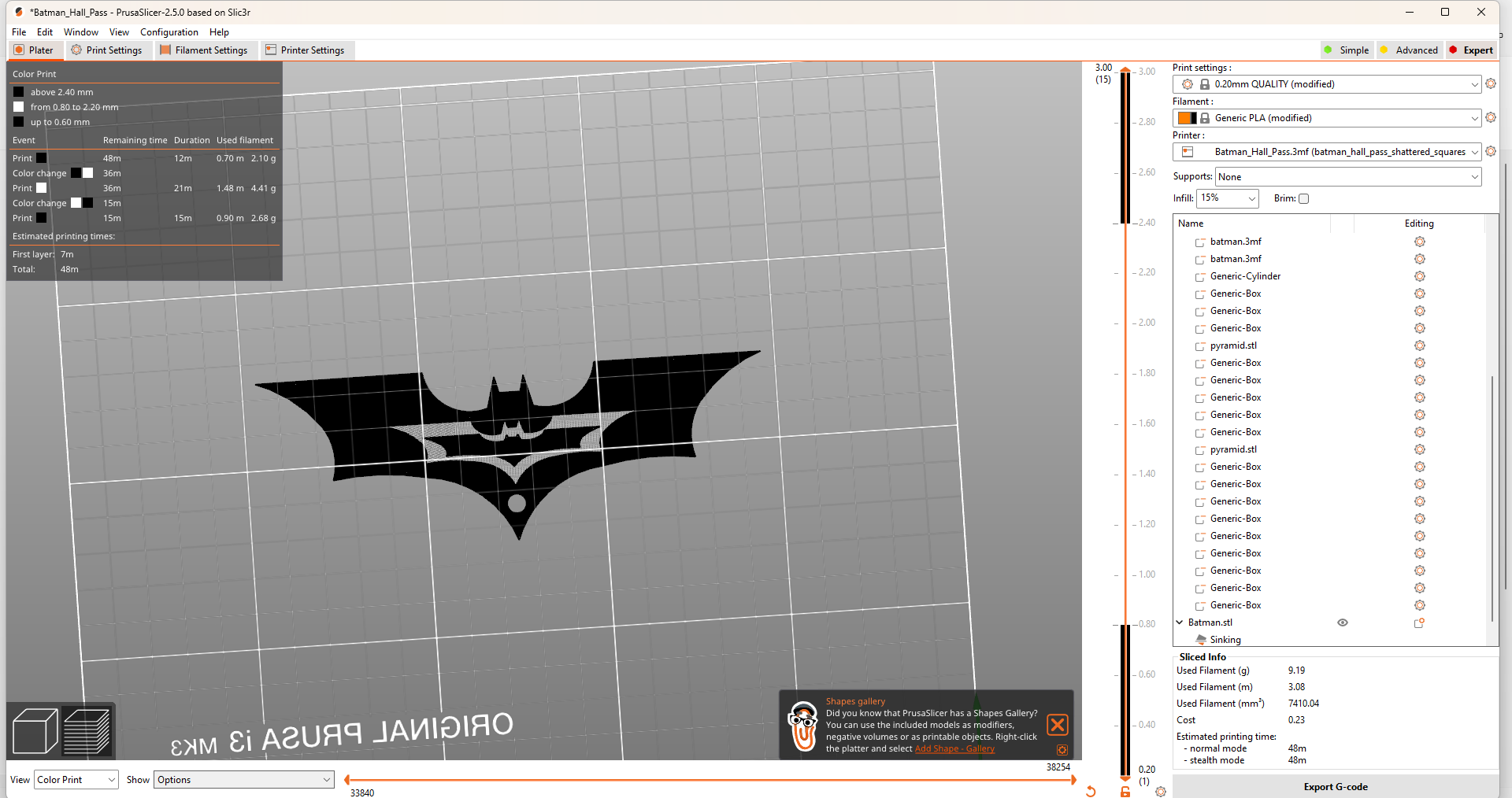 Batman Hall Pass by odjntrade | Download free STL model | Printables.com