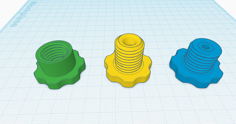 4mm OD PTFE Pass Through Bolts by FPV Smitty | Download free STL model ...