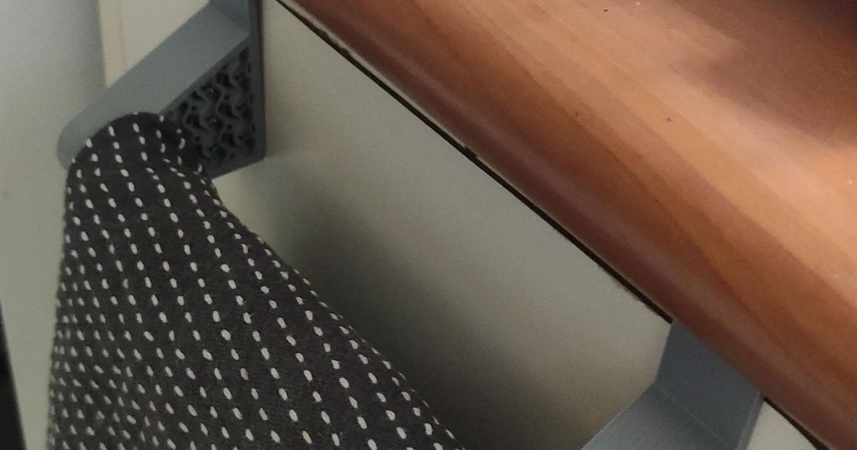 Kitchen towel rack bracket for 16mm dowel by Once in a Six Side ...