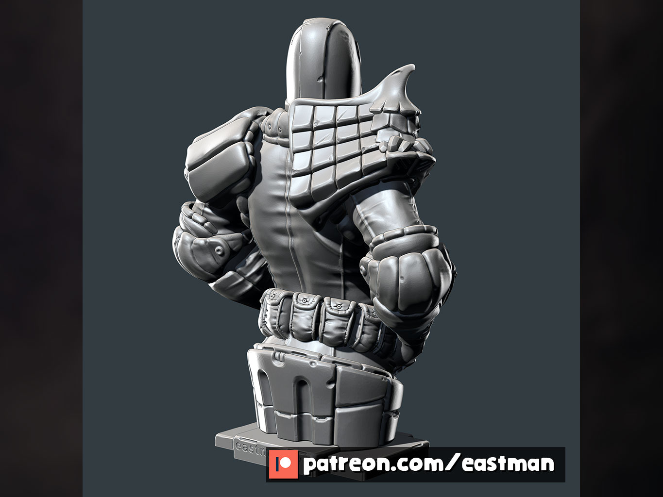 Judge Dredd (STL) por Eastman | Descargar modelo STL gratuito ...