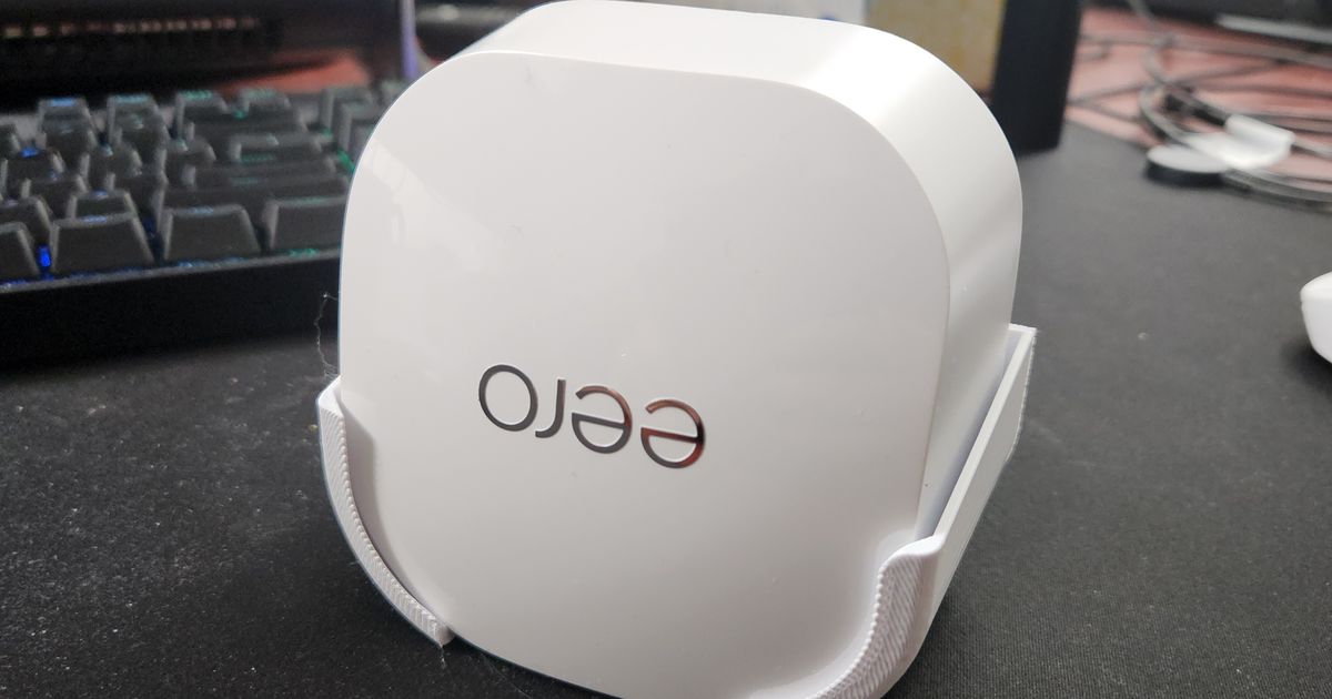 Eero 6+ Plus Wall Mount by Darthbarney | Download free STL model ...