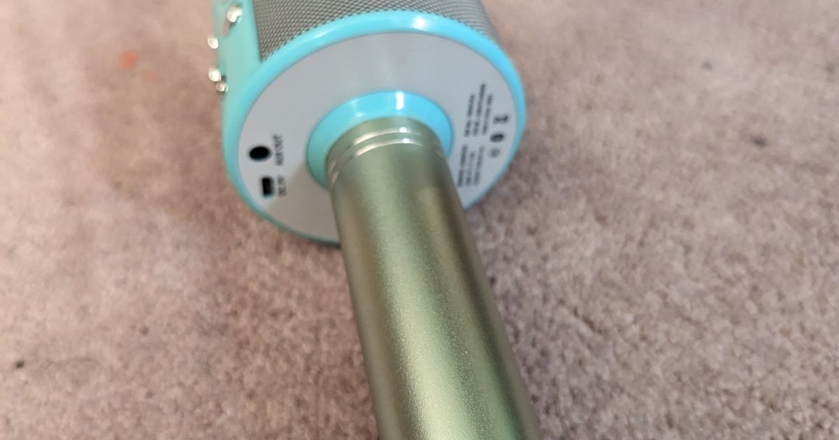 Karaoke Mic Base Cap by nathanw | Download free STL model | Printables.com