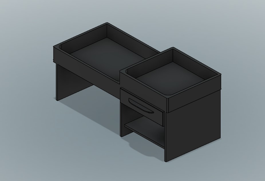 Catch all desk by Cad-Lad | Download free STL model | Printables.com