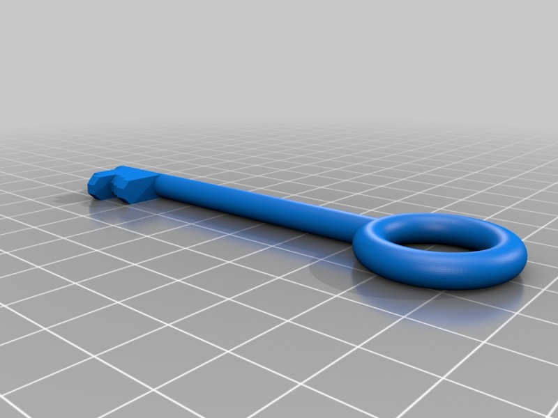 simple skeleton key by IzMr Pickel | Download free STL model ...