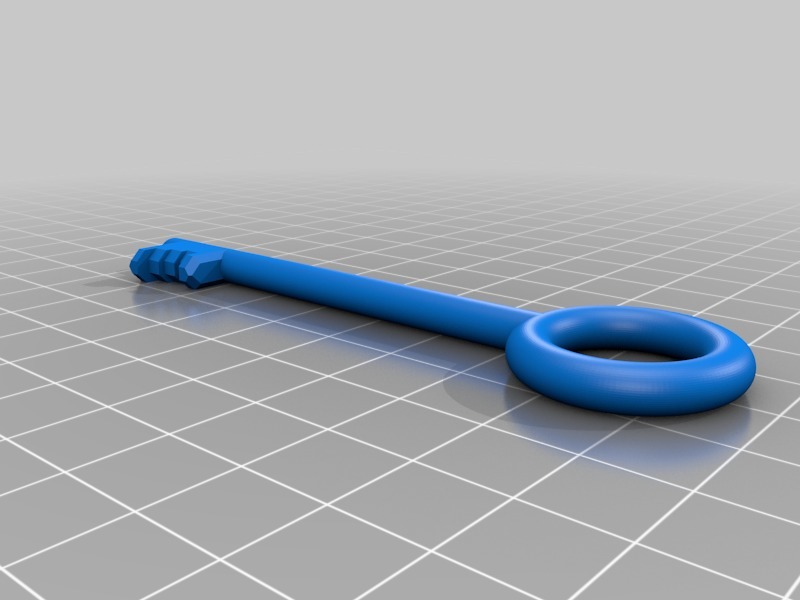 simple skeleton key by IzMr Pickel | Download free STL model ...