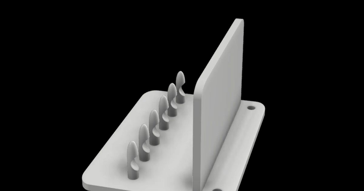 Key holder v2 by huligens | Download free STL model | Printables.com