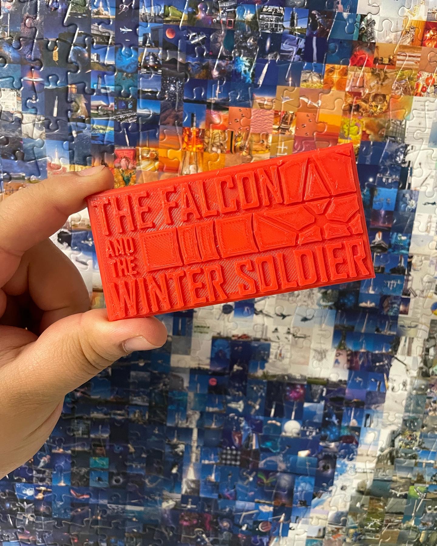 Falcon and Winter Soldier Title Card by DJKW | Download free STL model ...