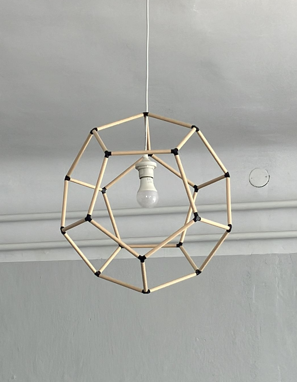 Make a lamp with straws // platonic solic dodecahedron by KANO editions ...