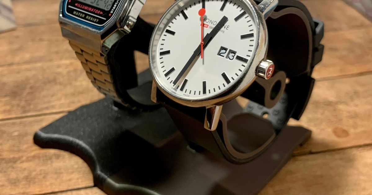 Modular Wristwatch Stand by Y Ibrahim | Download free STL model ...