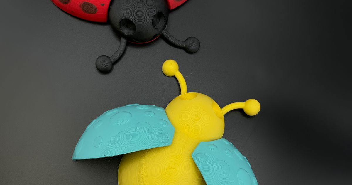 LADY-BUG KEY HOLDER by 3DP-MAMSIH | Download free STL model ...