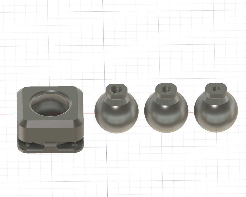 Ball joints for DIY table by timbleman | Download free STL model ...