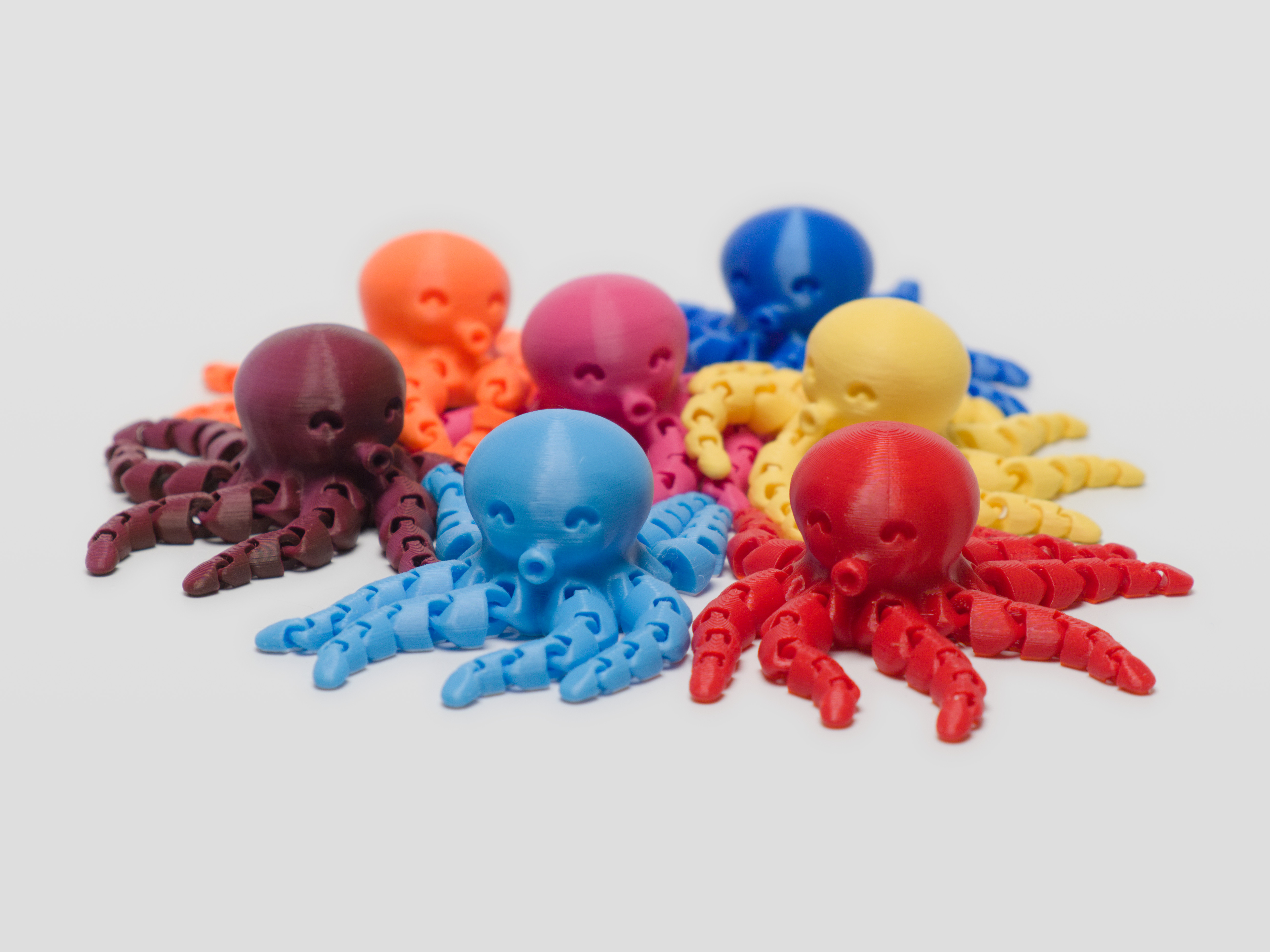 Cute Squirty Octopus by Geoff | Download free STL model | Printables.com