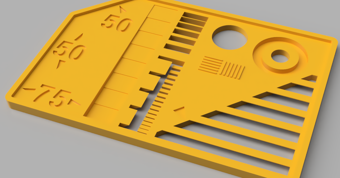 Quick Calibration Print by grizzie17 | Download free STL model ... Quick Calibration Print by grizzie17 | Download free STL model ...