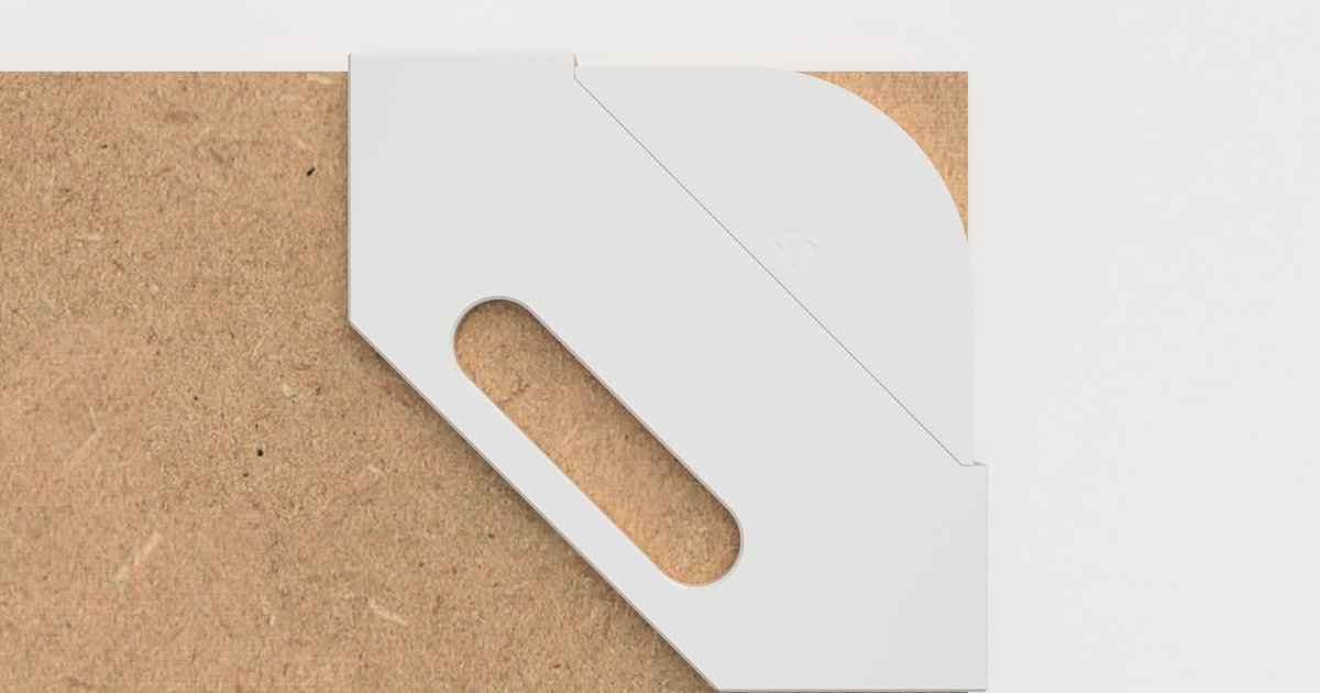 Router Corner Template by cewo | Download free STL model | Printables.com