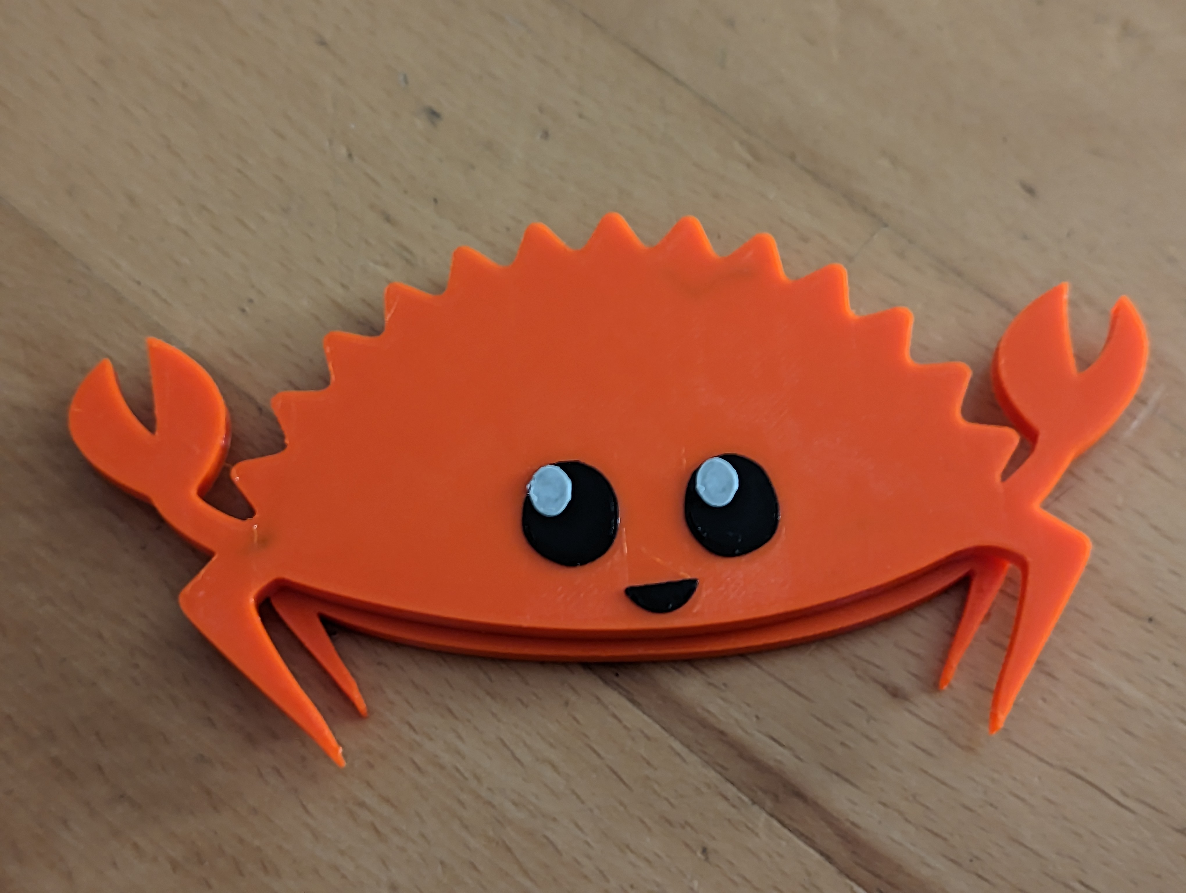 Ferris The Rust Mascot By Svenstaro Download Free Stl Model