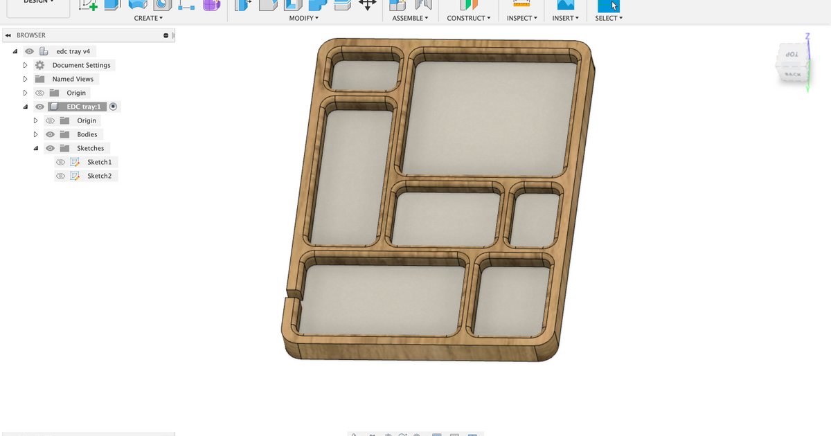 EDC tray by Florian | Download free STL model | Printables.com