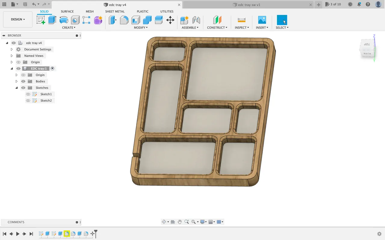 EDC tray by Florian | Download free STL model | Printables.com