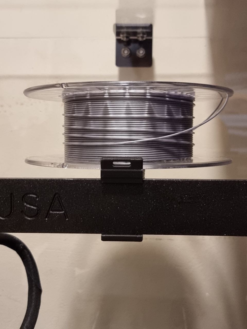 Horizontal Low Profile Spool Holder w/ Filament Guide by Bobby ...