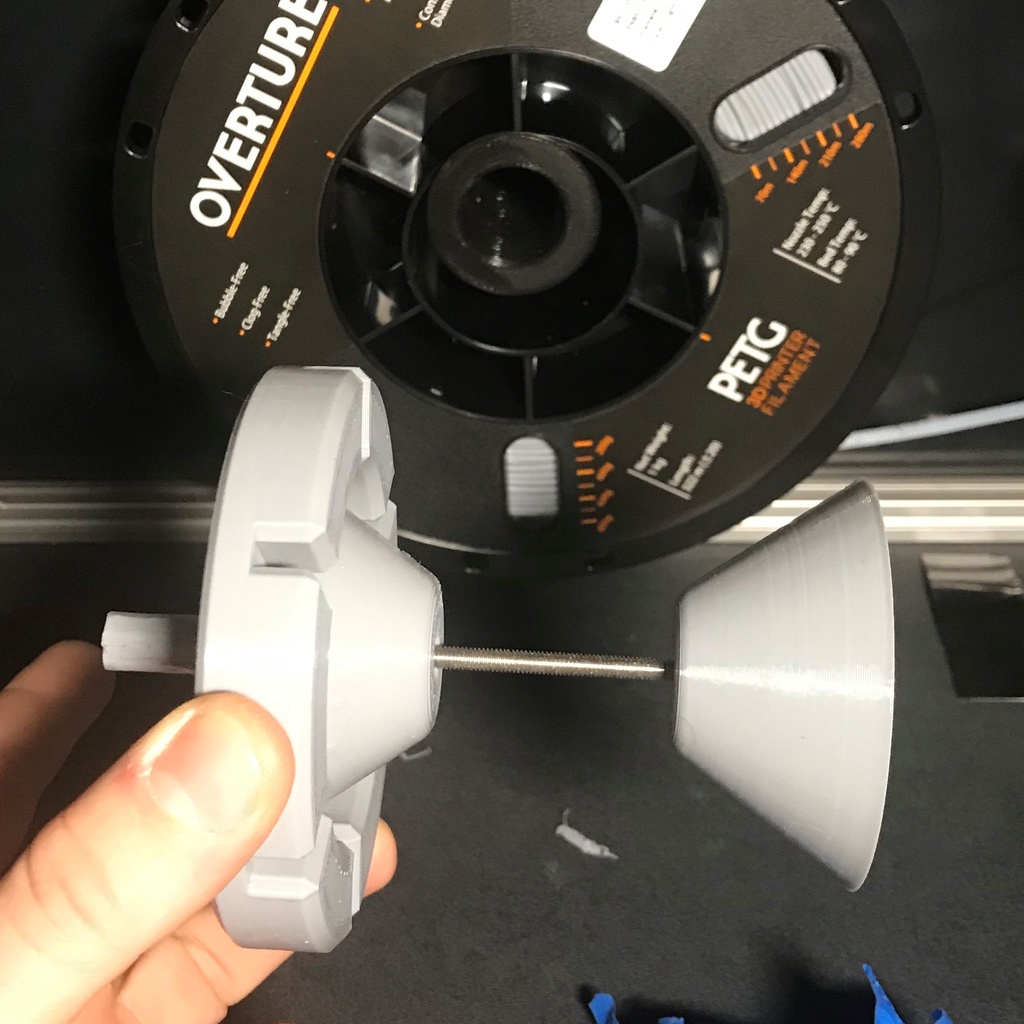 Overture Spool Winder by Jared | Download free STL model | Printables.com