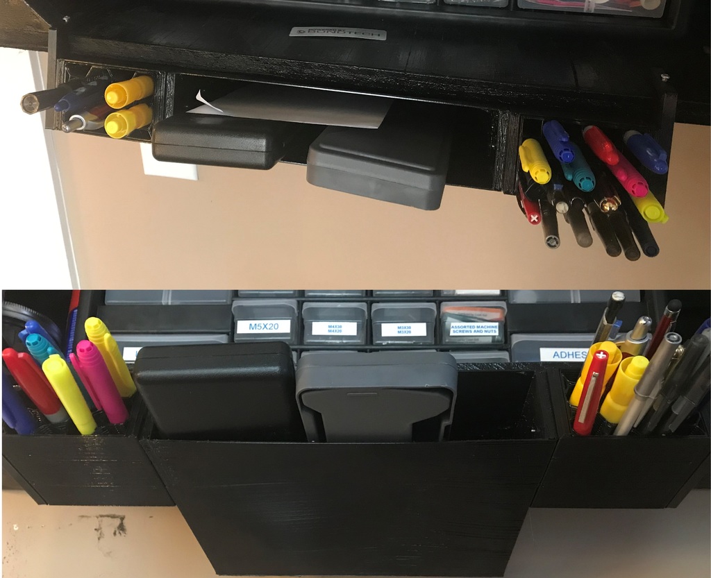 The USTS (Under-Shelf Tray System) by Jared | Download free STL model ...