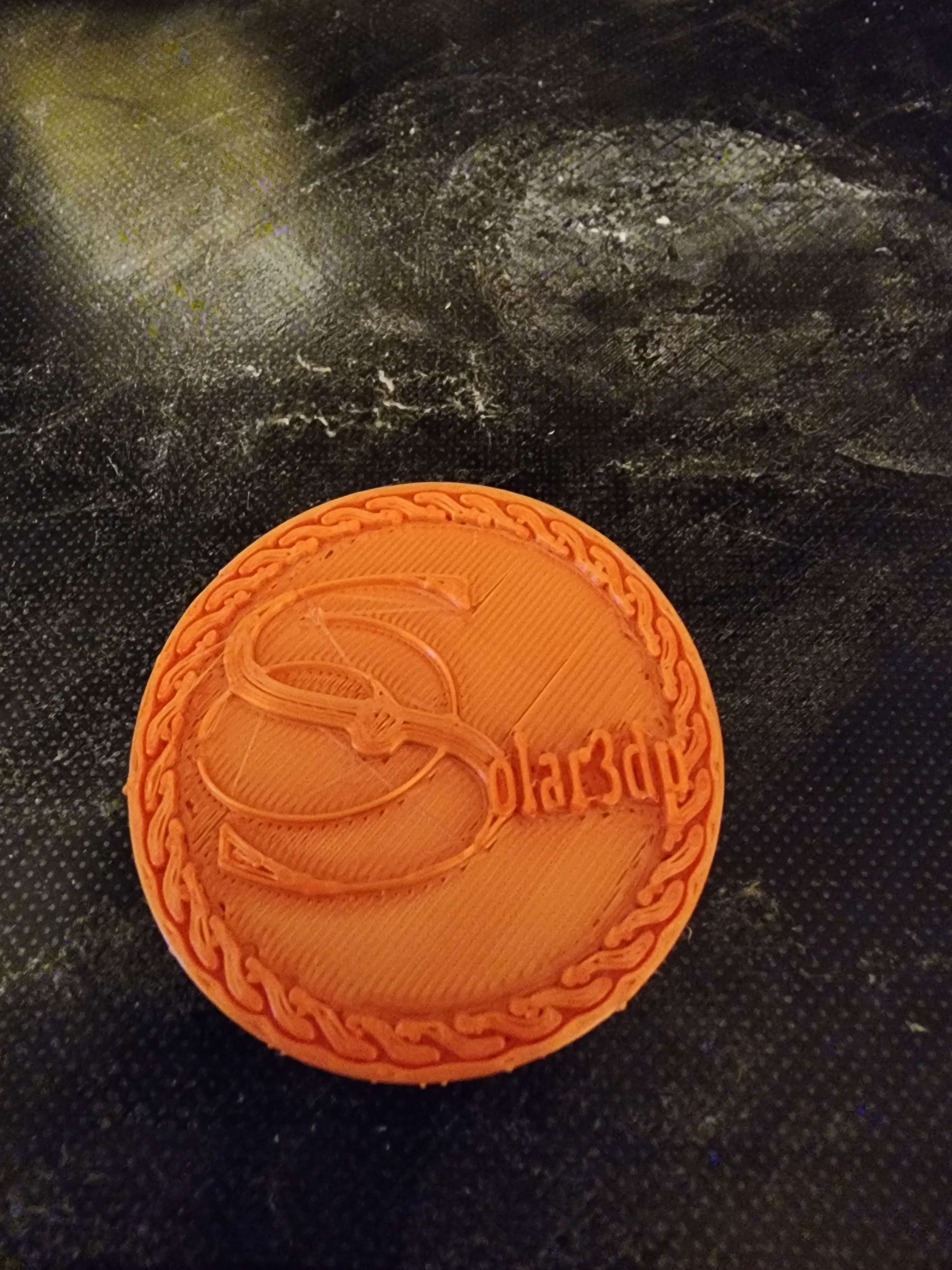Maker coin v1 by Solar3dp | Download free STL model | Printables.com