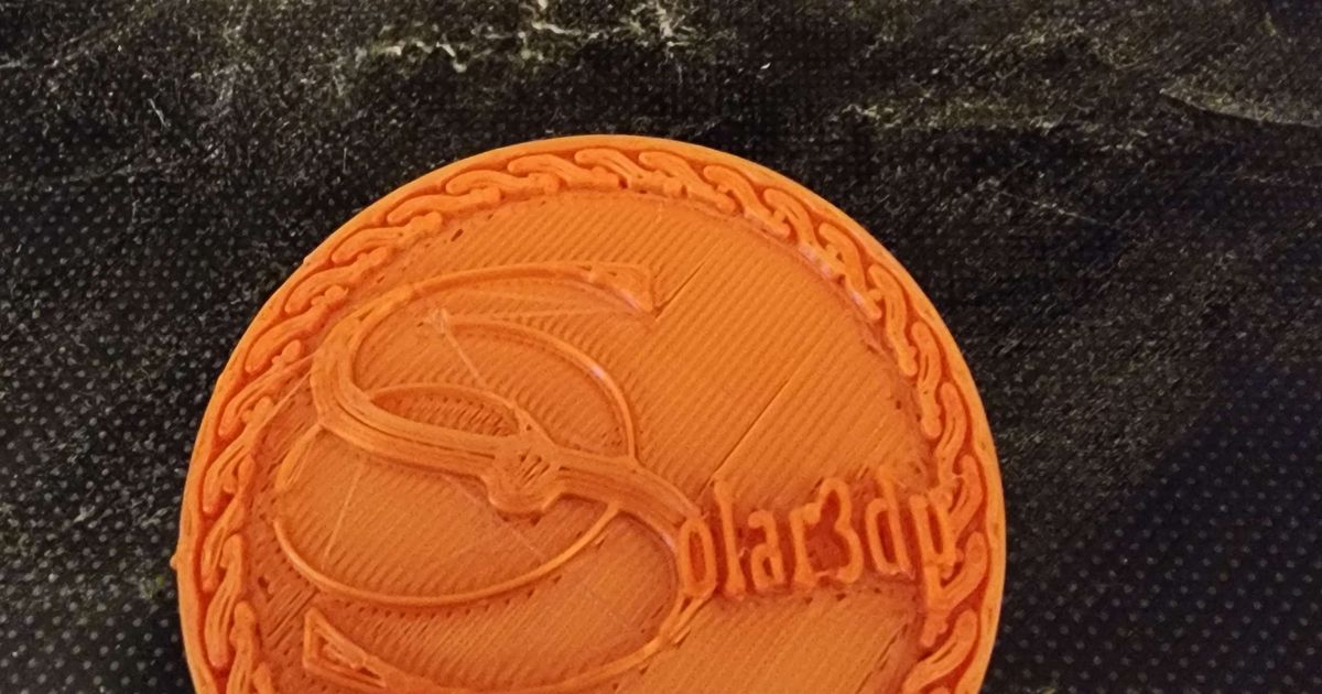 Maker coin v1 by Solar3dp | Download free STL model | Printables.com