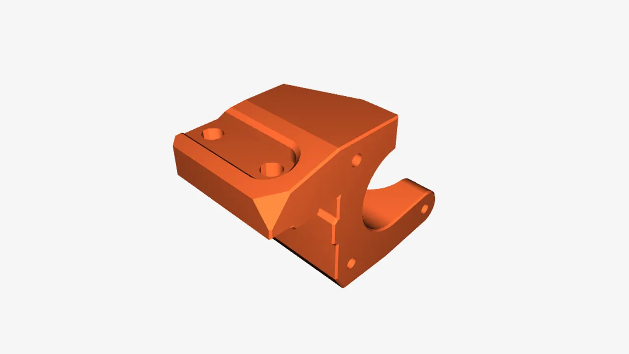 Bear Frame Y-axis motor mount by teookie | Download free STL model ...