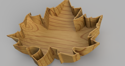 Maple Leaf bowl by hawk🦉 | Download free STL model | Printables.com