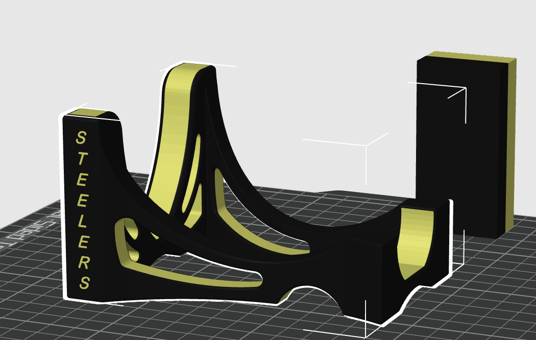football Tee stand (Steelers by Blake3DPrinting | Download free STL ...