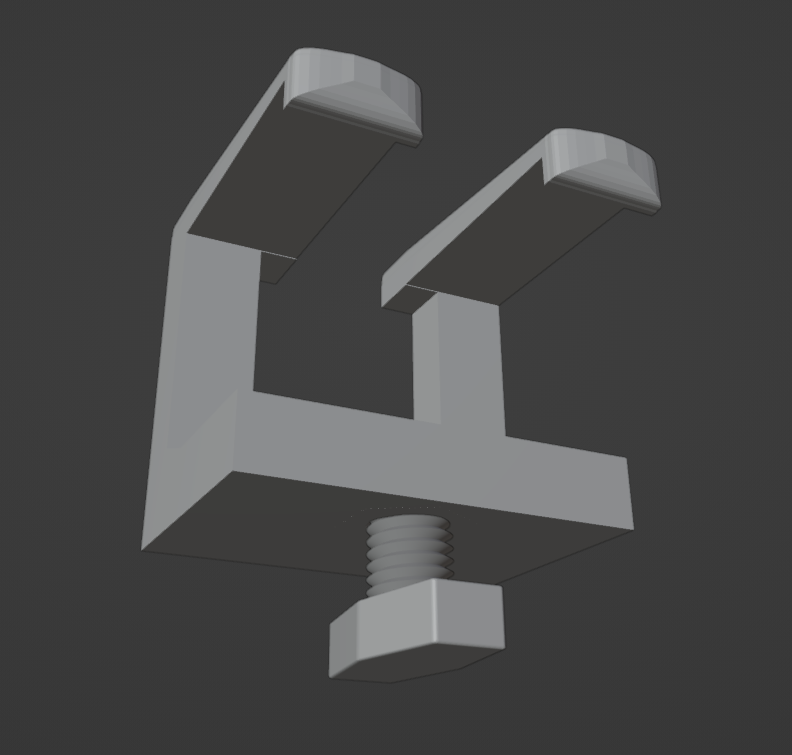 Trailer tarpaulin support bar clamps (Gaupen) by floano | Download free ...