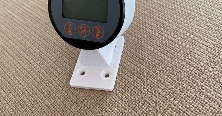 Power meter / Coloumb meter bracket by floano | Download free STL model ...