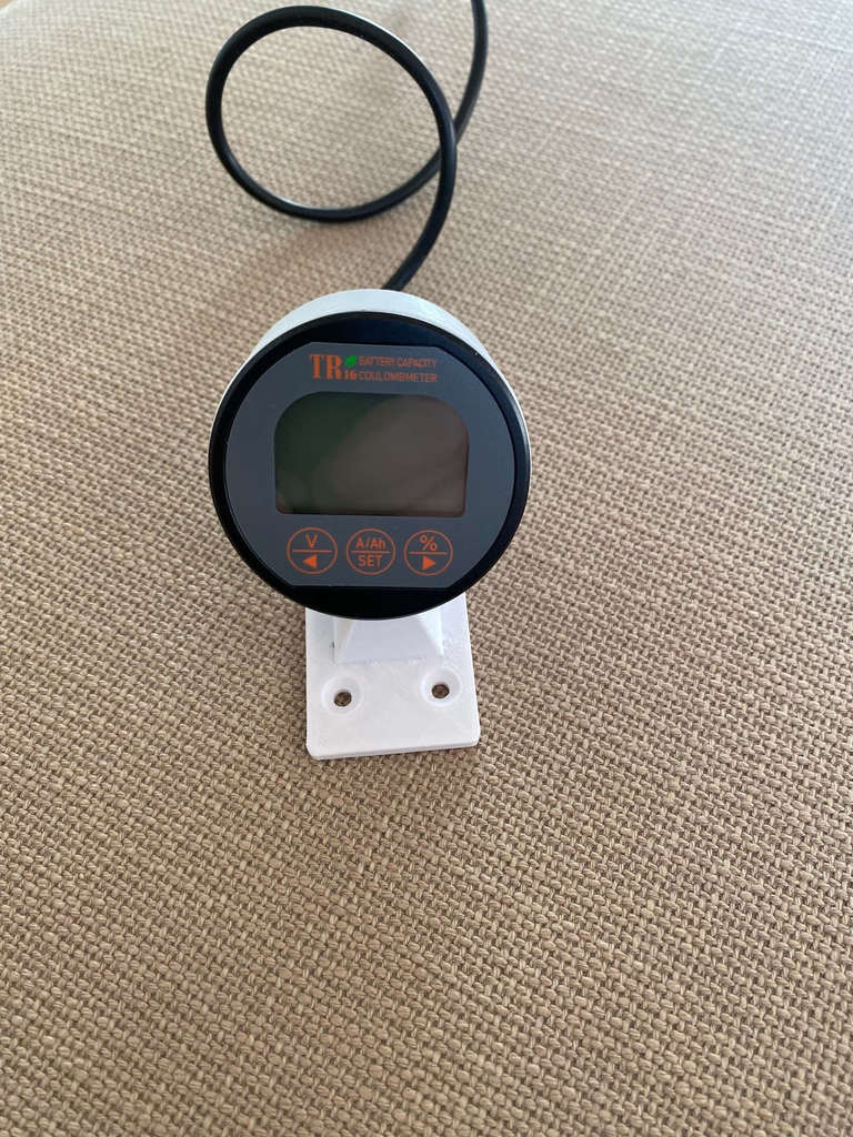 Power meter / Coloumb meter bracket by floano | Download free STL model ...