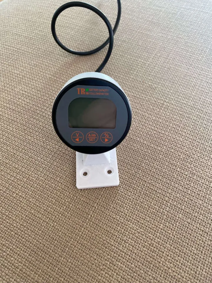 Power meter / Coloumb meter bracket by floano | Download free STL model ...