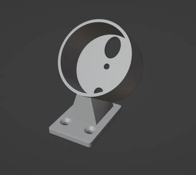 Power meter / Coloumb meter bracket by floano | Download free STL model ...