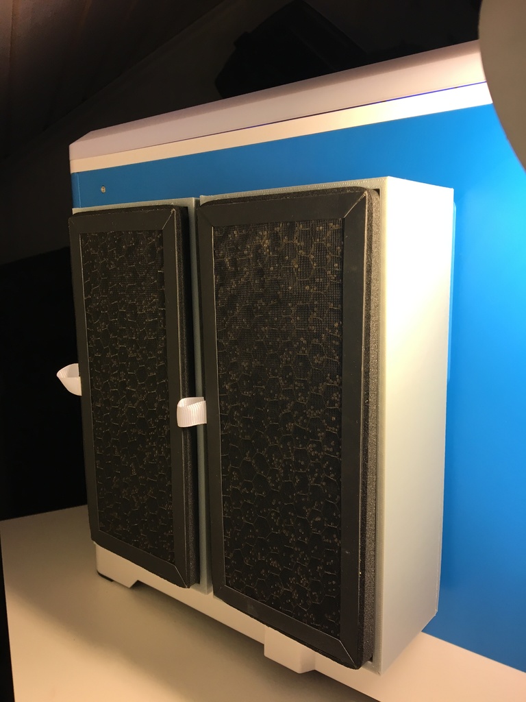 Flashforge Dreamer / Inventor Carbon/HEPA filter holder by floano ...