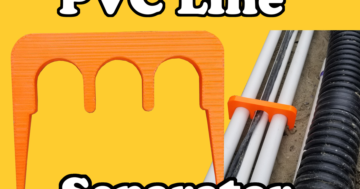 PVC Line Separator by iqless | Download free STL model | Printables.com