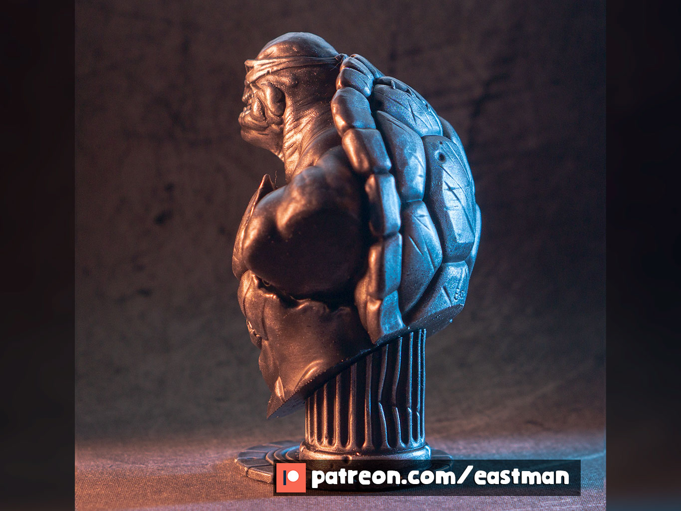 TMNT bust (STL) by Eastman | Download free STL model | Printables.com